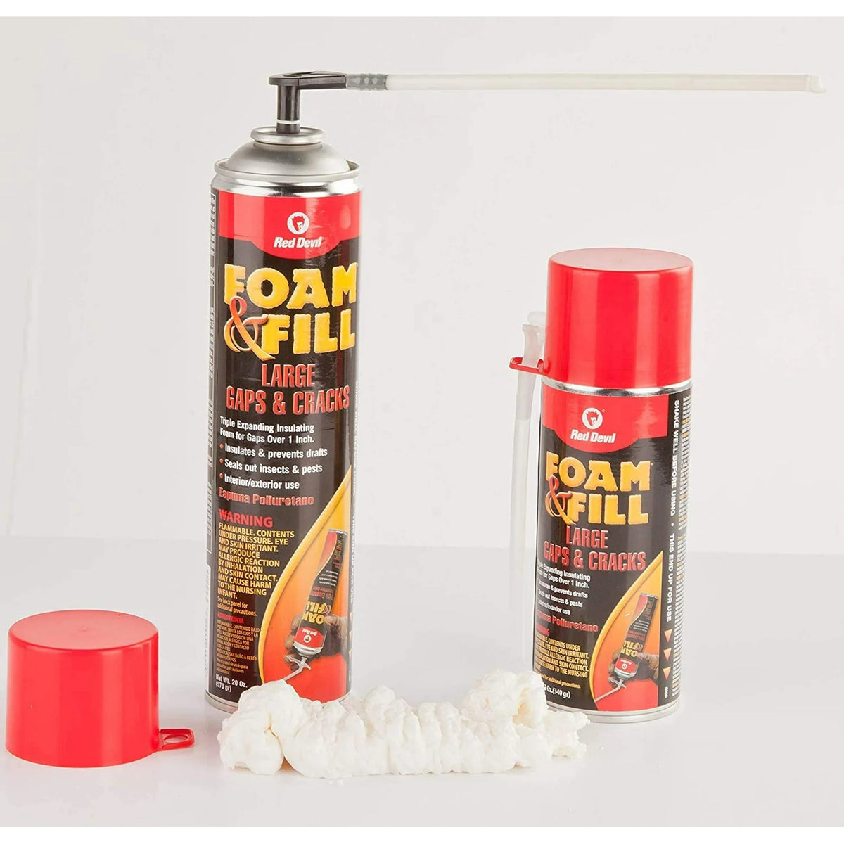 Red Devil Foam and Fill Large Gap Expanding Foam Sealant 12 oz. – Mgn ...